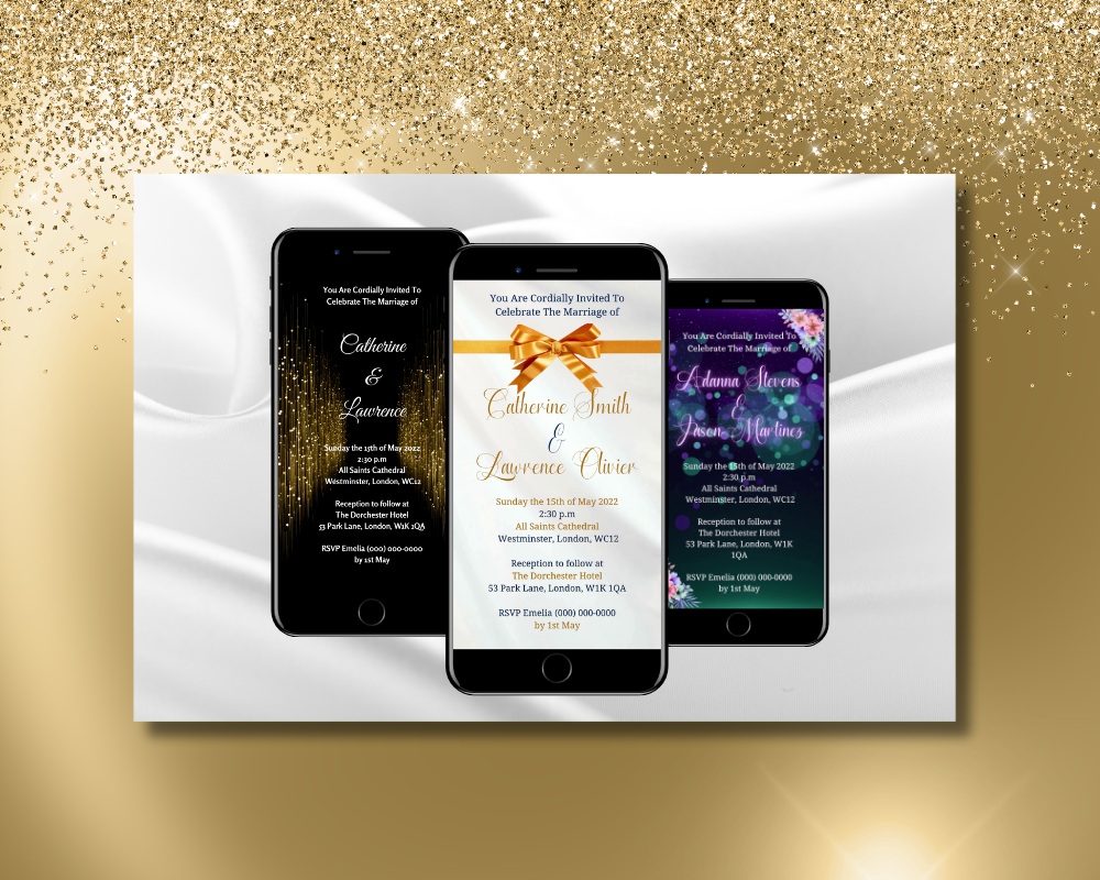 Wedding Video Invites Collection | Digital Invitations | URCordiallyInvited