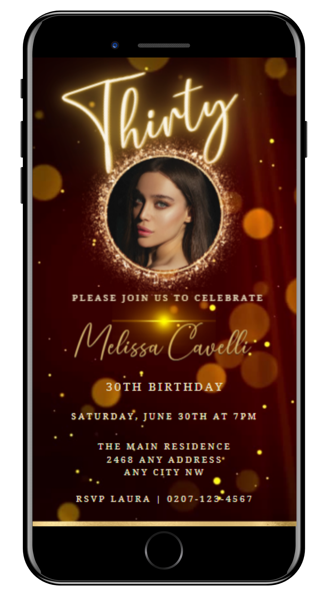 30th Birthday eVites Collection | Digital Invitations | URCordiallyInvited